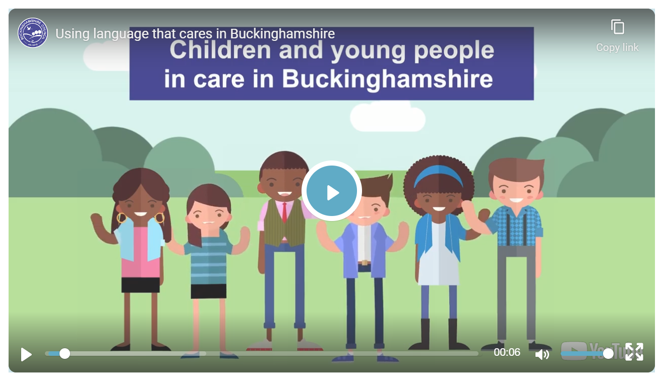 Language that cares - Youth Voice Bucks